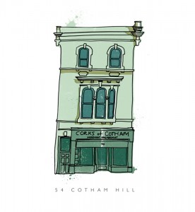 Hand-drawn Bristol Cotham Hill | Tim Sutcliffe